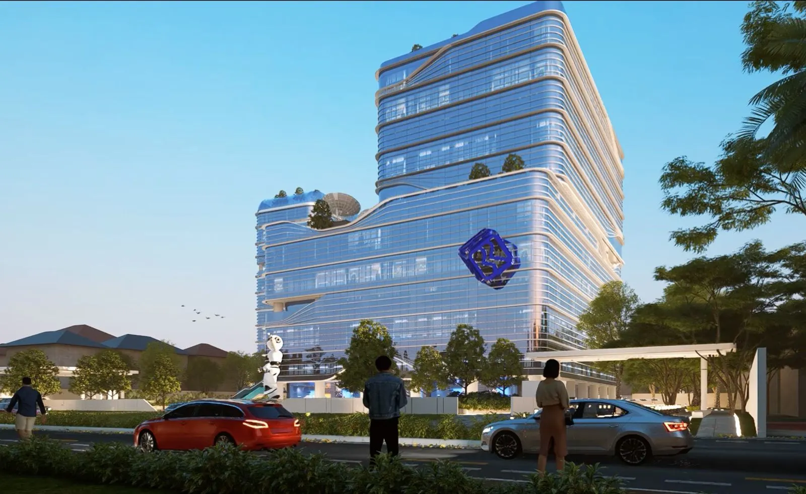 Hutama Karya Lakukan Topping Off Proyek IT Center BRI Ragunan Paket 2 ...