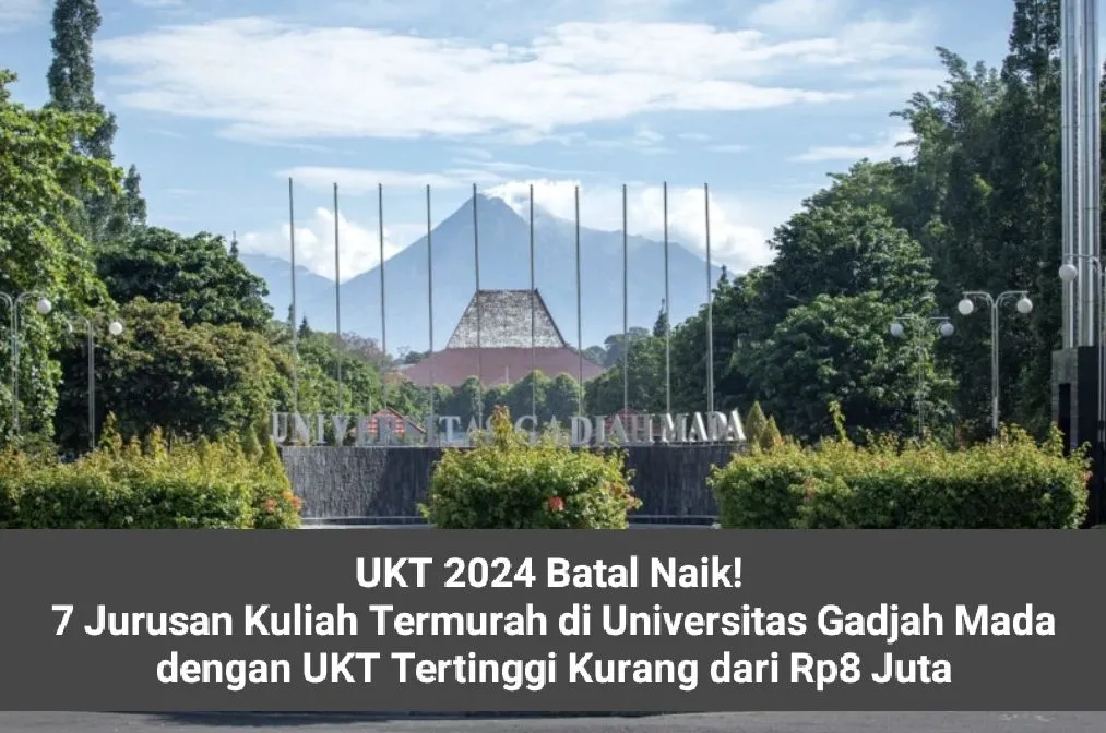 UGM Batal Naikkan UKT 2024! Inilah 7 Jurusan Kuliah Termurah di ...