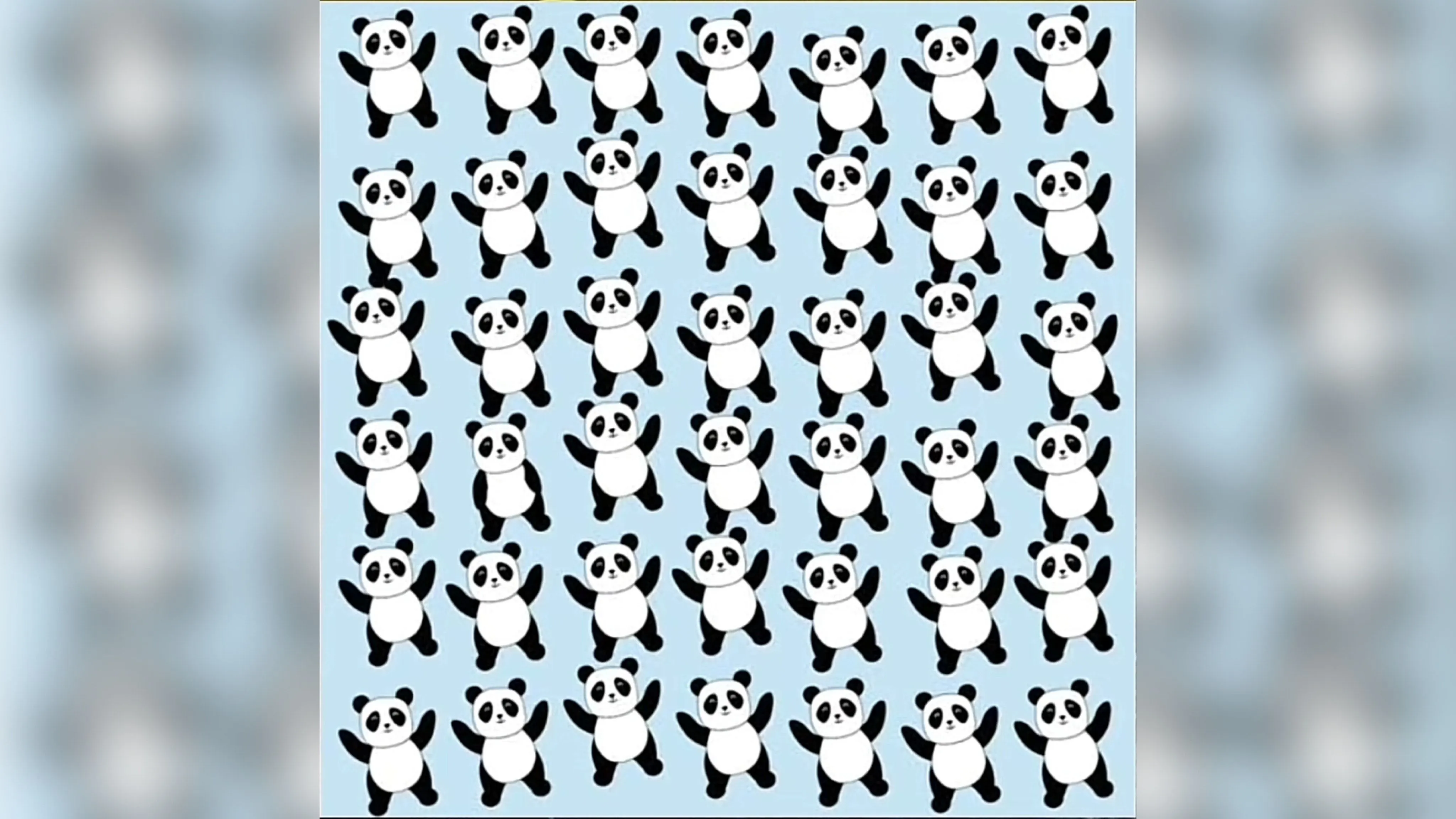 Tes Penglihatan: Yakin Kamu Si Paling Teliti? Temukan Panda Paling ...
