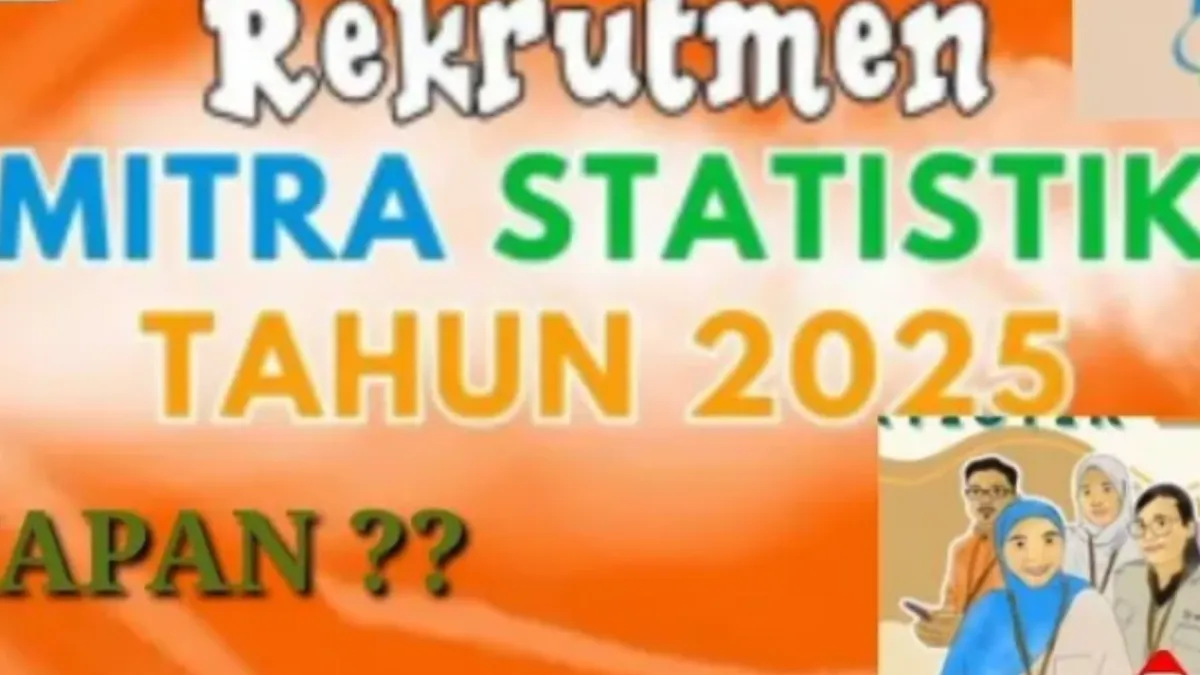 Batas Akhir Tanggal 20, Calon Mitra Statistik 2025 Segera Lakukan Ini ...