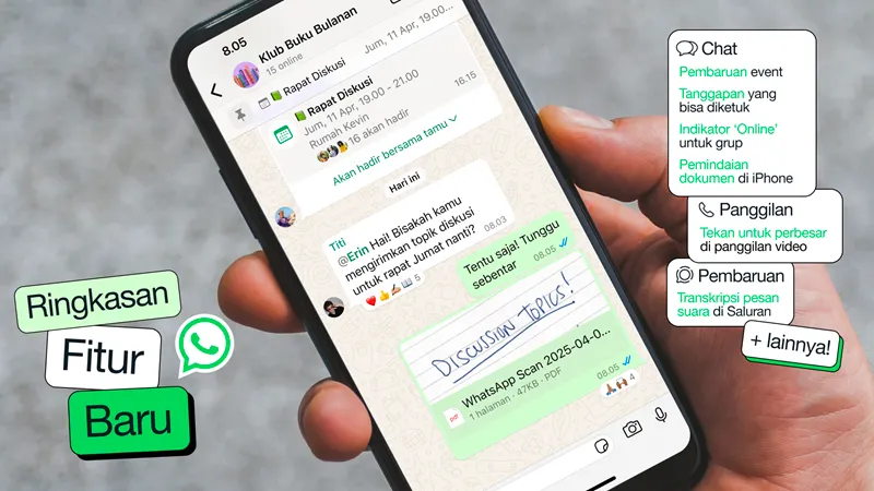 Fitur Baru WhatsApp 2025: Chat, Saluran, dan Panggilan Jadi Lebih Mudah ...