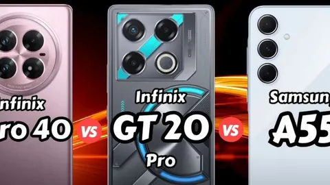 Infinix Zero 40 vs Infinix GT 20 Pro vs Samsung Galaxy A55: Lebih ...